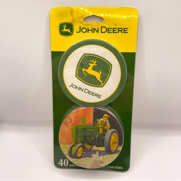 John Deere | Party Supplies | John Deere Coaster Pack Of 4 New In ...